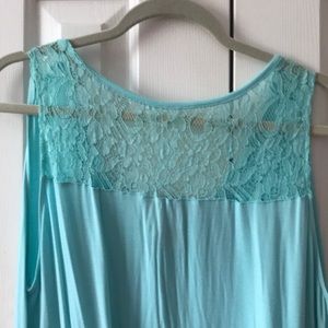 American Rag | Tops | Light Blue Tank Top Plus Size | Poshmark